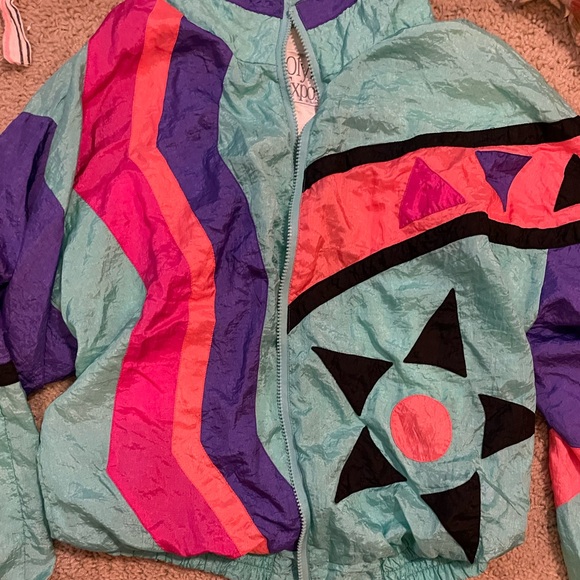 Olympic Exposure | Jackets & Coats | Rare 8s Vintage Windbreaker Jacket ...